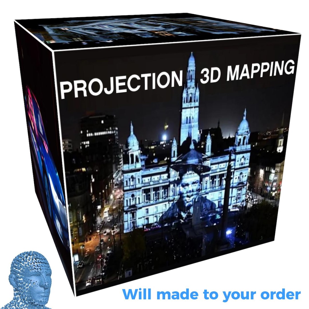 Custom 3D Projection Mapping: Facade & Event Video - Etsy