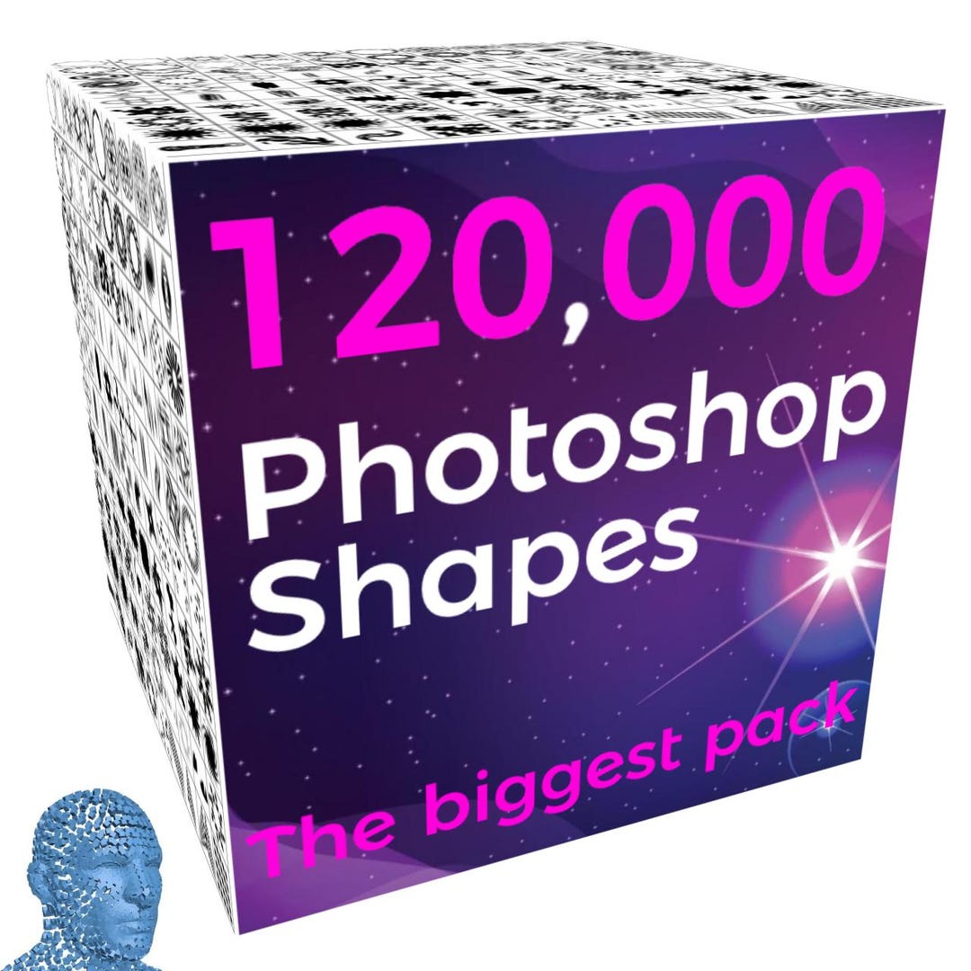 Photoshop Shapes Bundle: Design Elements (PDF) -120,000 Sets - Etsy