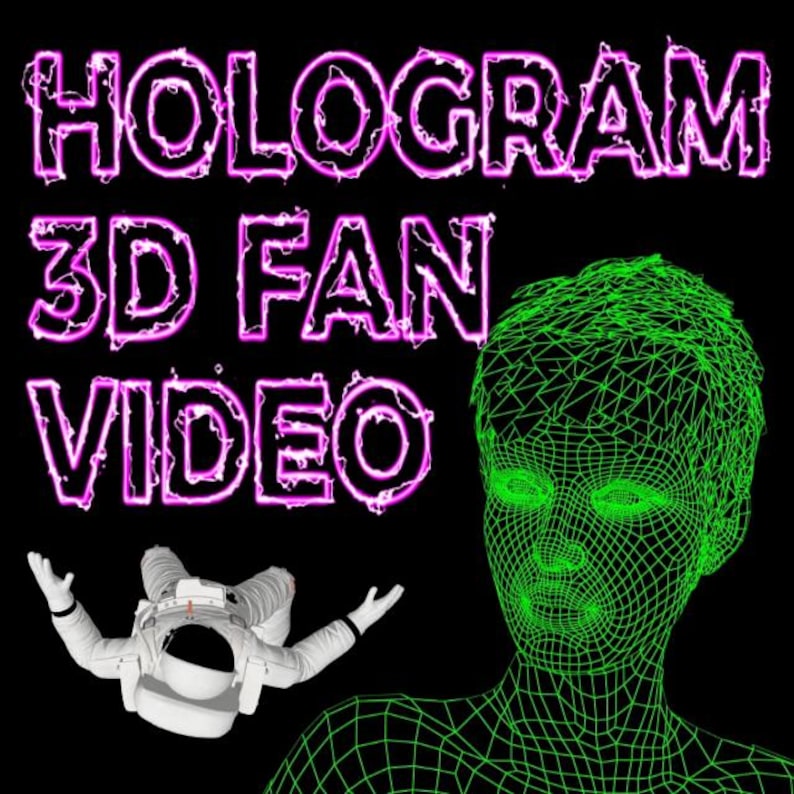 Custom 3D Hologram Video for LED Fan, Hologram Fan Animation, 3D Logo ...