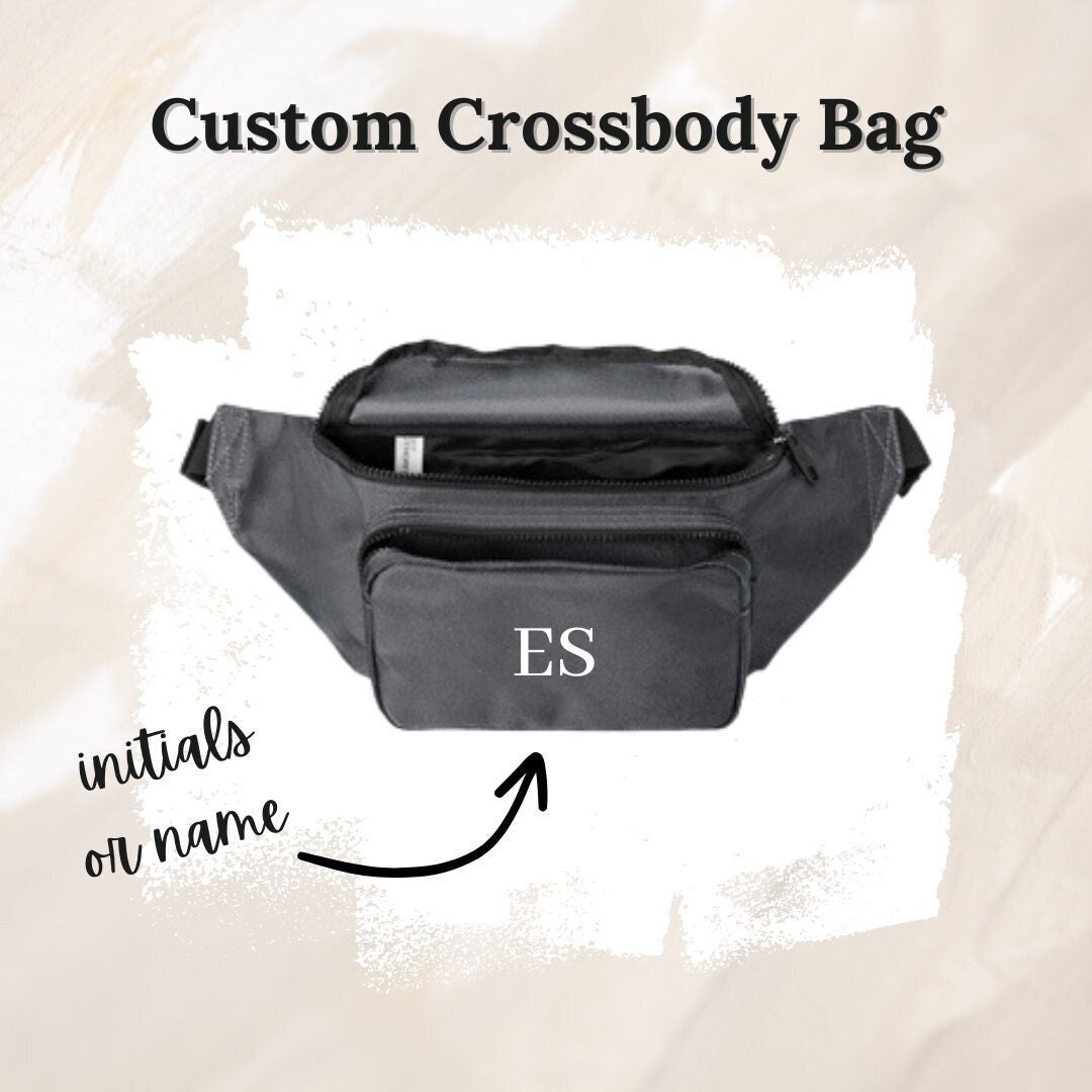 Personalized Crossbody Bag With Name or Initials, Customized Bag - Etsy