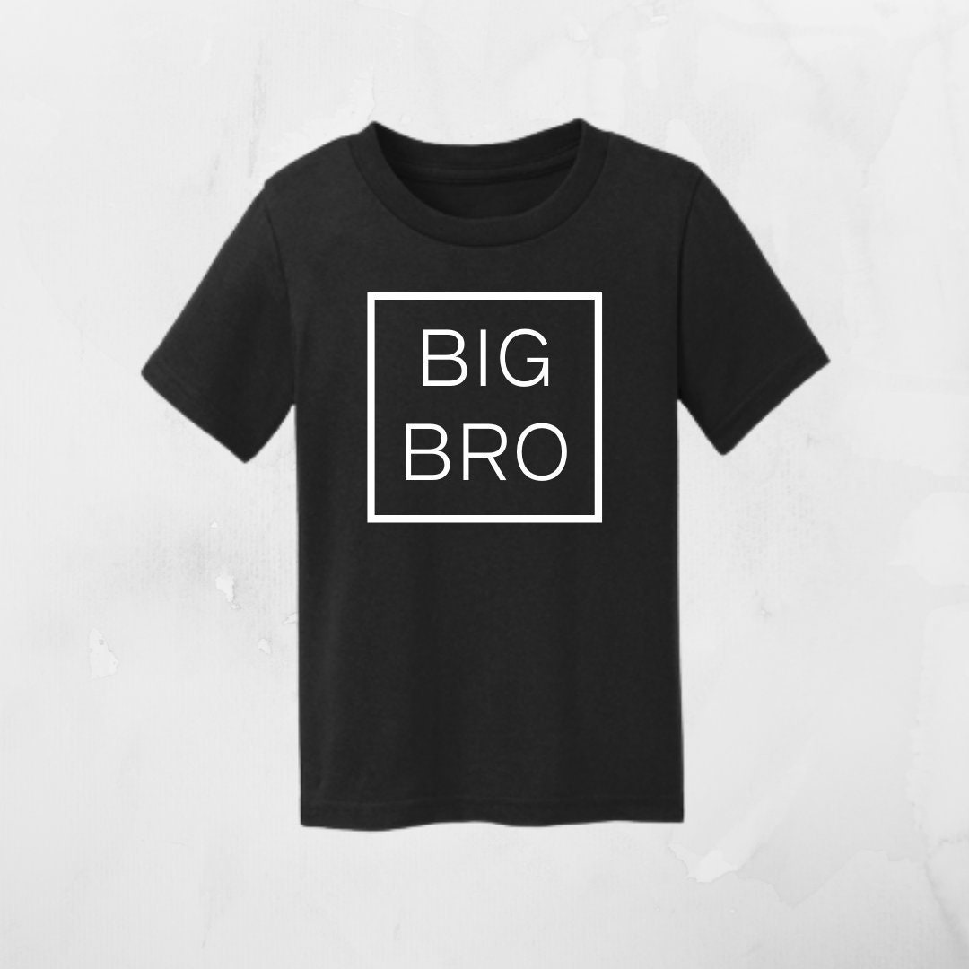 BIG BRO Shirt, Toddler Tee, Shirt for Siblings, Custom Shirt, Birth ...