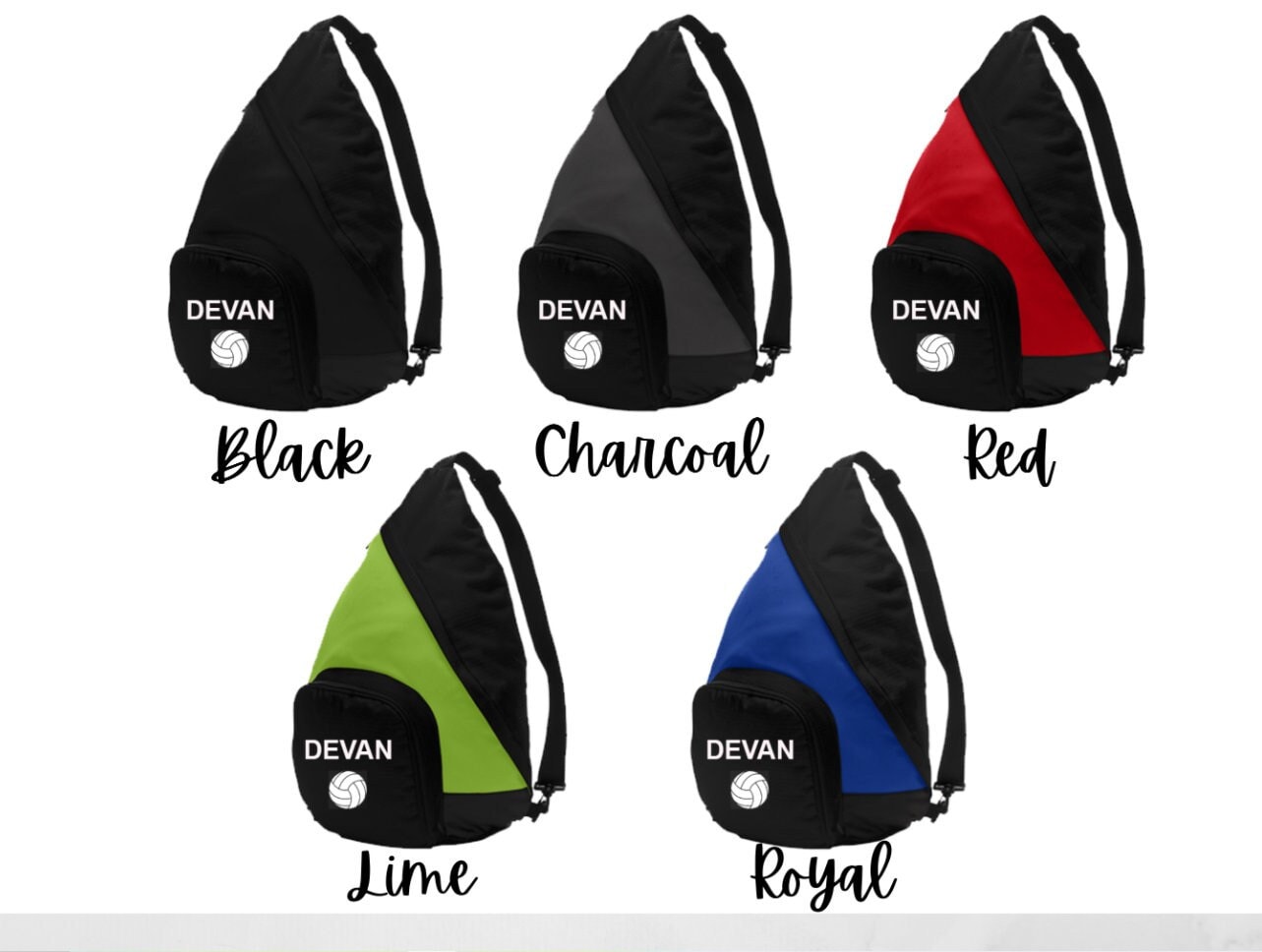 Personalized Volleyball Backpack With Name & Volleyball - Etsy