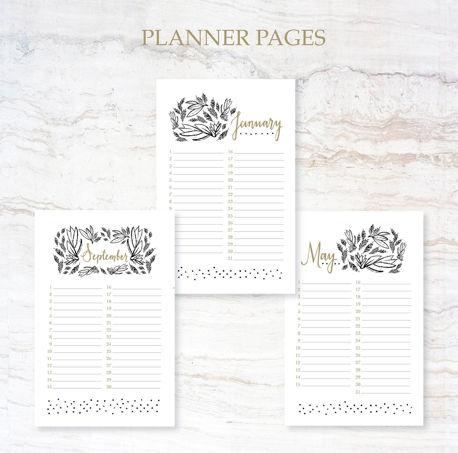 Perpetual Calendar Moonlight / Birthday Calendar / Date Keeper / Date ...