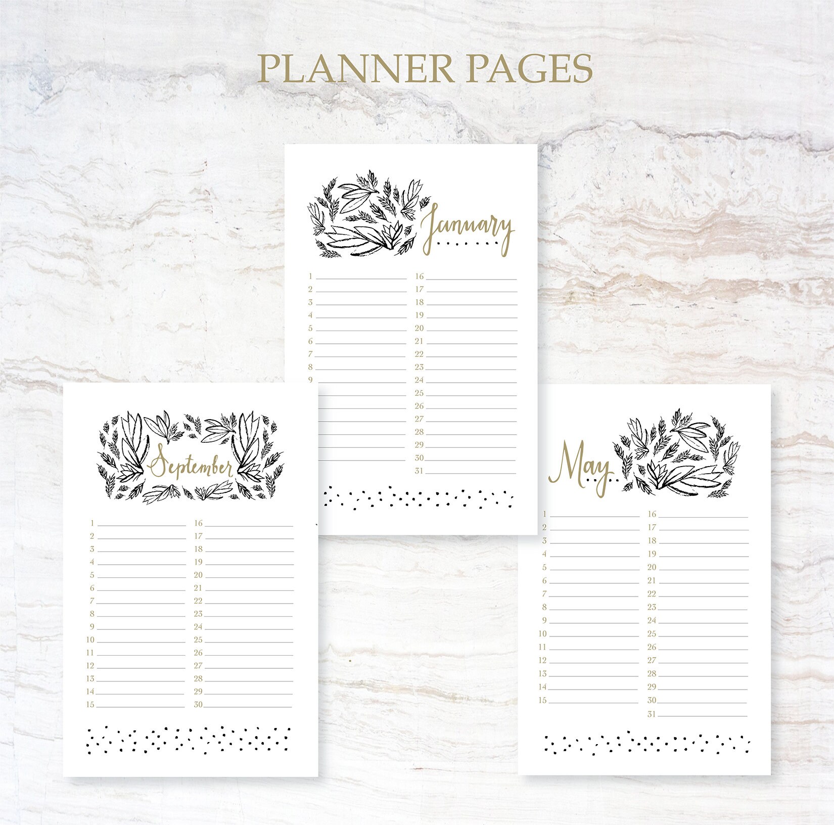 Perpetual Calendar Moonlight / Birthday Calendar / Date Keeper / Date ...