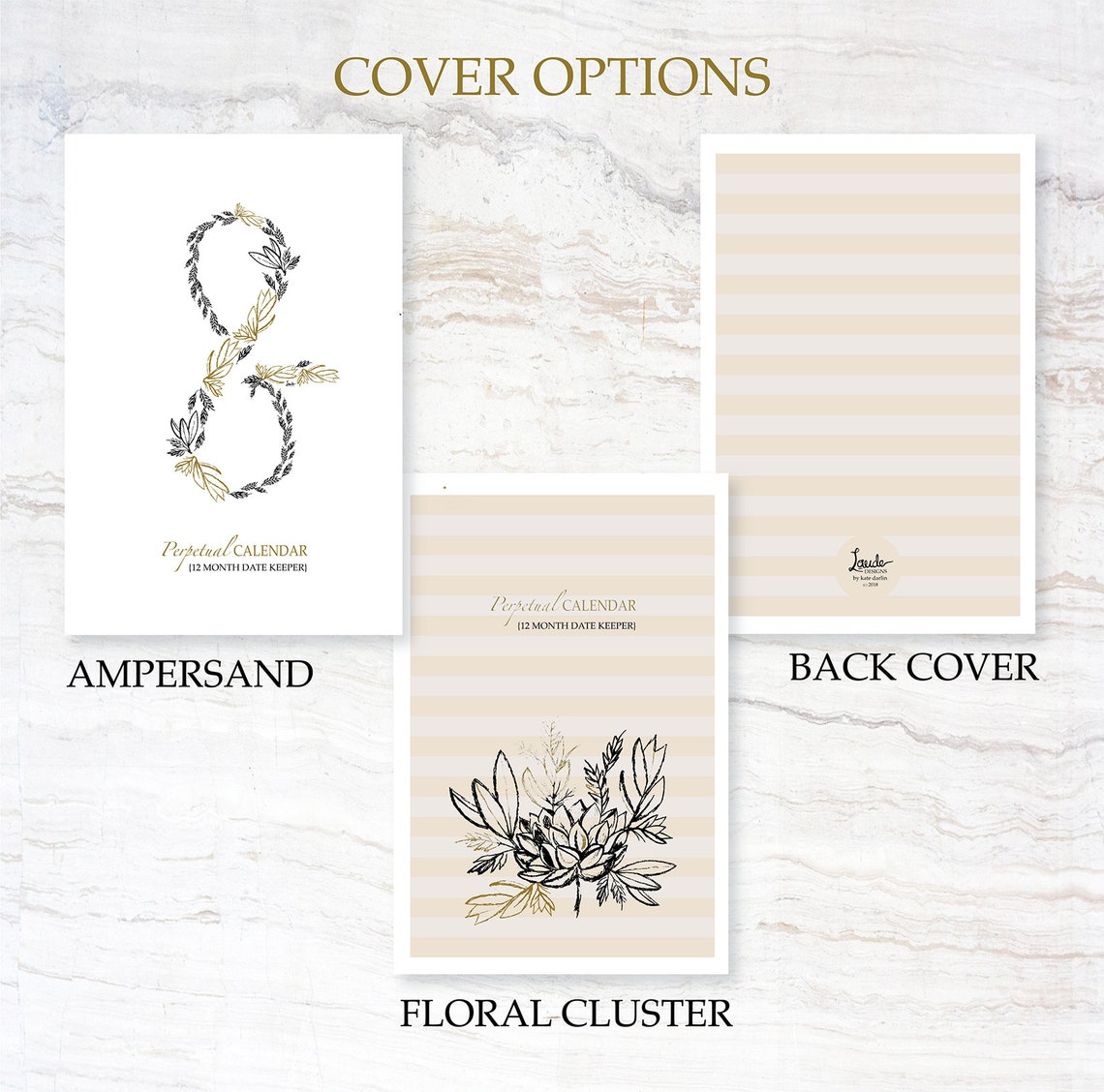 Perpetual Calendar Moonlight / Birthday Calendar / Date Keeper / Date ...