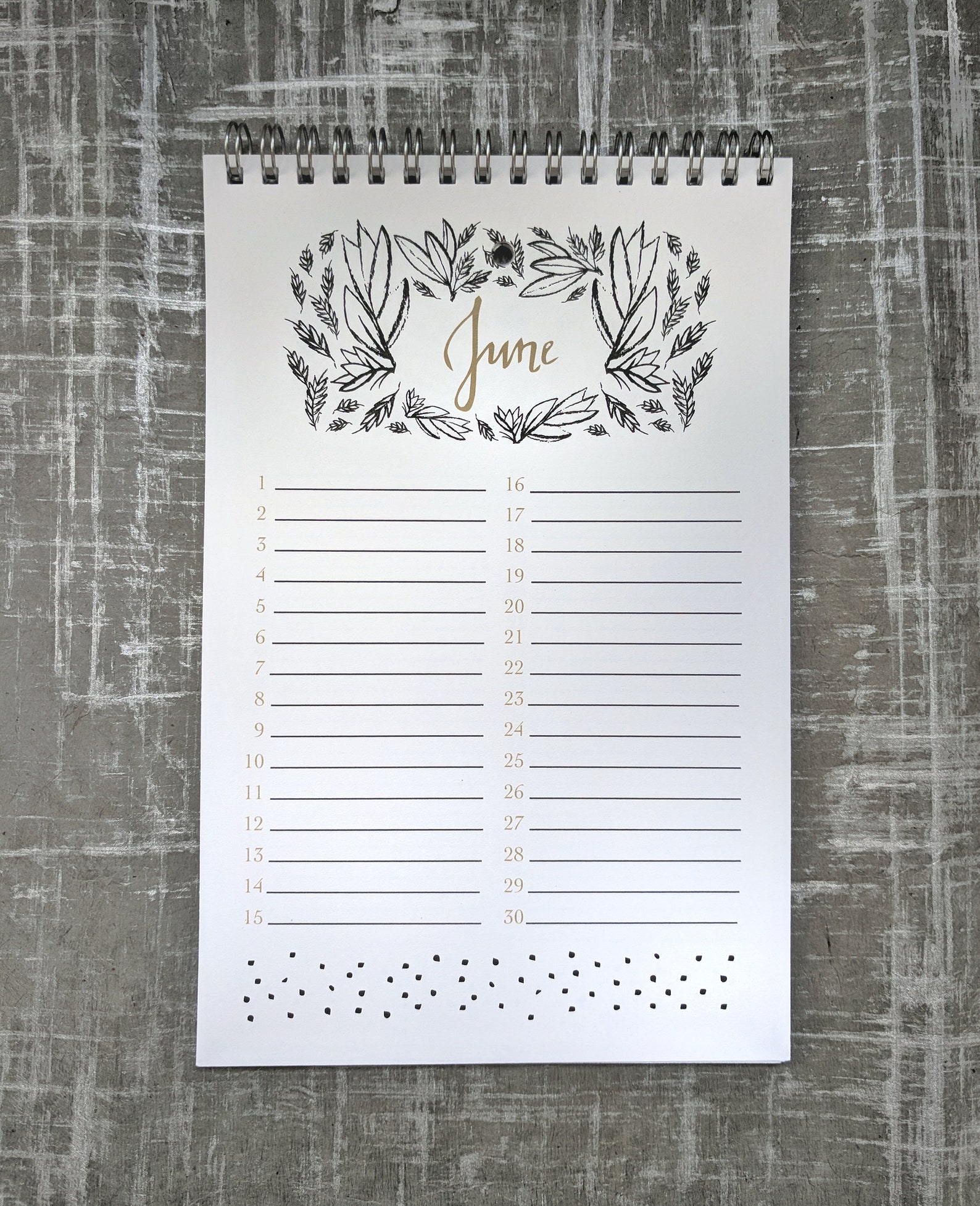 Perpetual Calendar Moonlight / Birthday Calendar / Date Keeper / Date ...