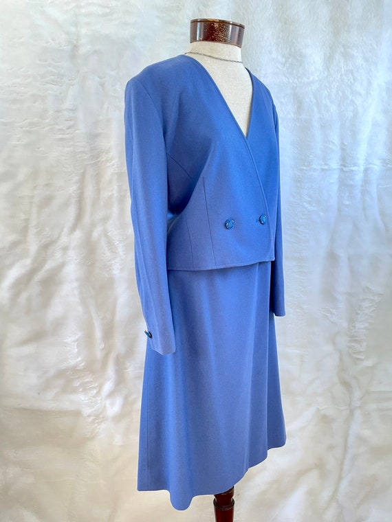 The Danya: 70s Vintage Pendleton Blue Wool Cropped Ja… - Gem