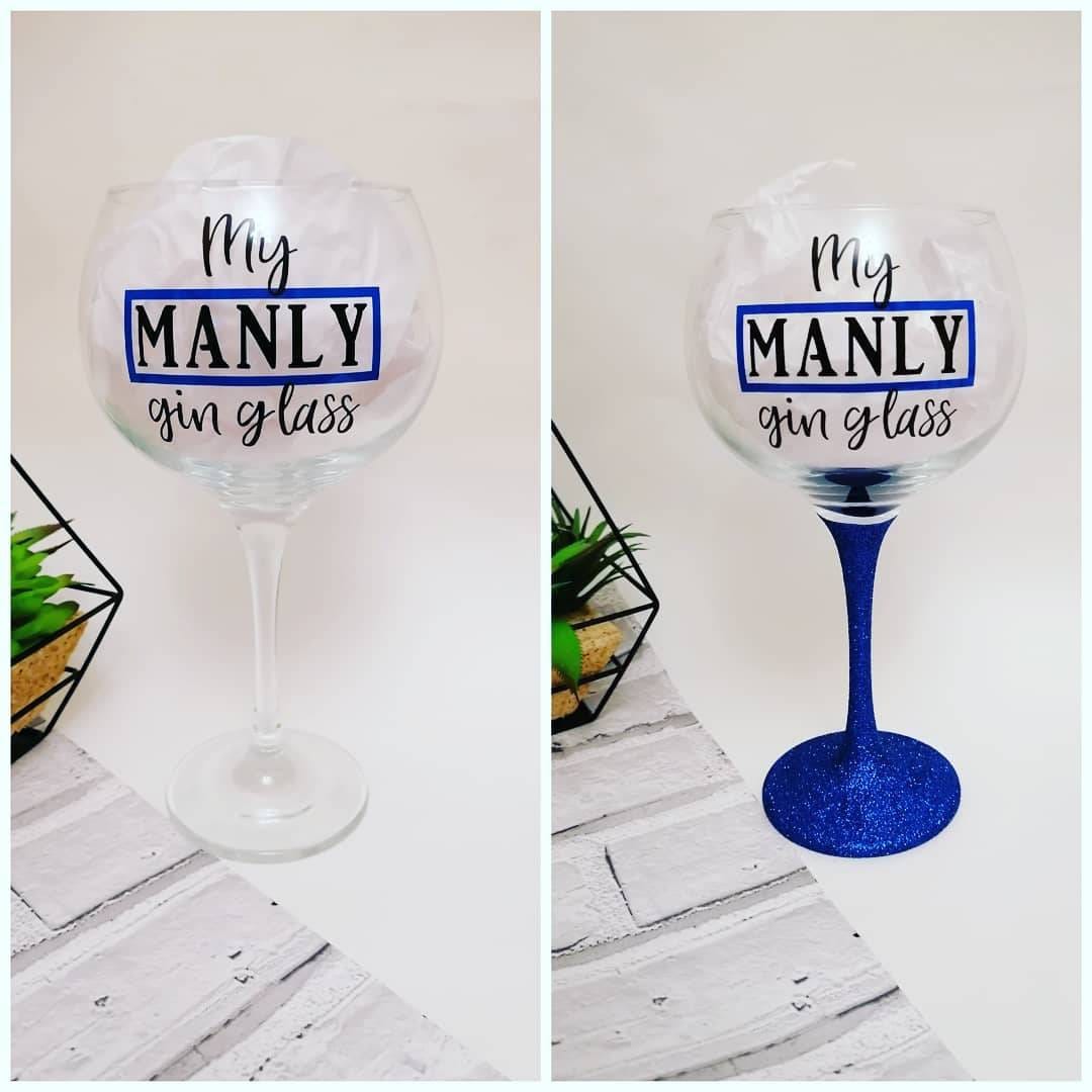 Gin Gifts for Men, Manly Gin Glass, Secret Santa, Gifts for Gin Lovers ...