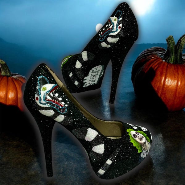Beetlejuice Shoes - Etsy