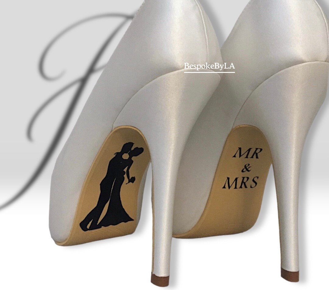 Personalised Wedding Shoe Stickers Custom Decal - Etsy