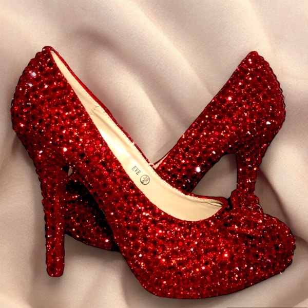 Red Wedding Shoes - Etsy