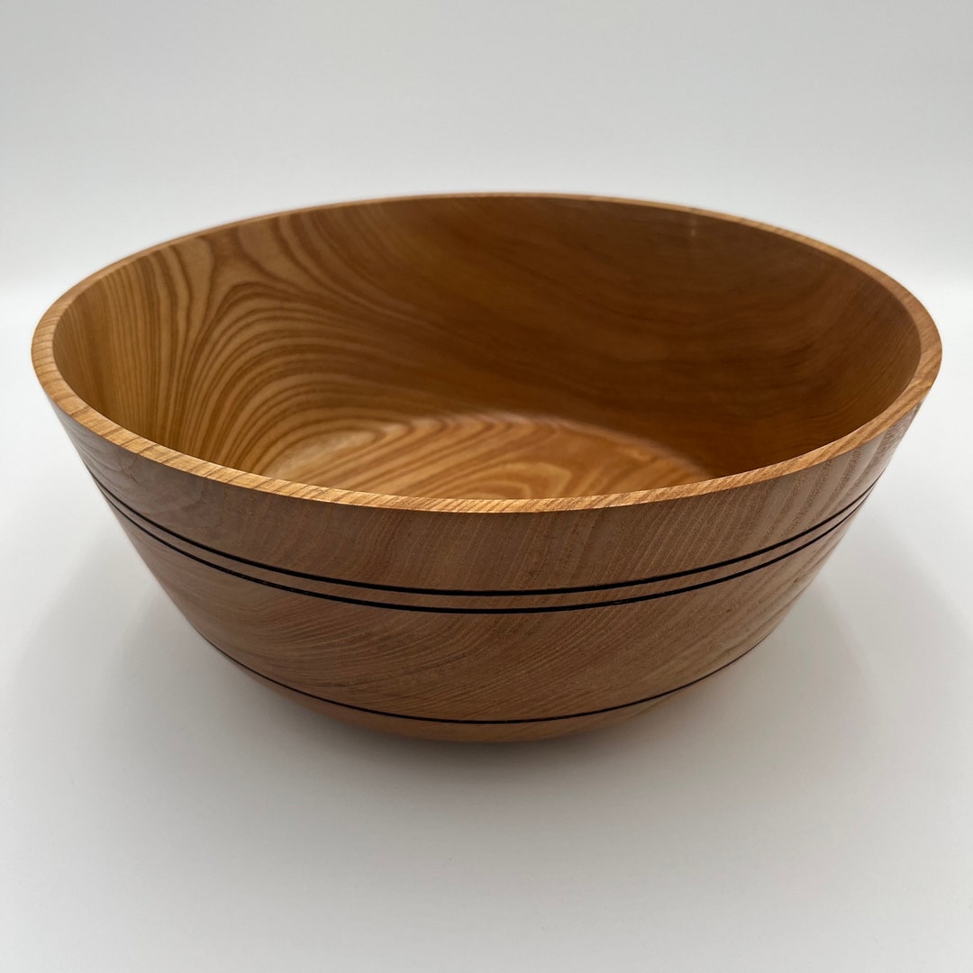Catalpa Wood Hand Turned Bowl 12.25 in Wide - Etsy
