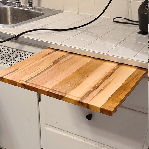 Replacement Pull Out Cutting Board Slide Out Cutting Board - Etsy Replacement Pull Out Cutting Board Slide Out Cutting Board - Etsy