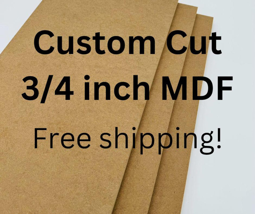 Custom Cut 3/4" MDF Board: Shelves, Craft Wood, Made to Order - Etsy