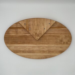 Large Oval Corner Cutting Board Made of Hard Maple - Etsy
