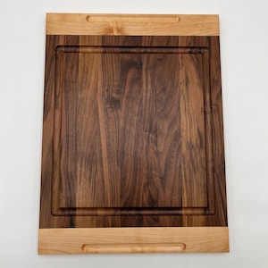 Walnut Replacement Custom Slide Out/pull Out Cutting Board W/maple End ...