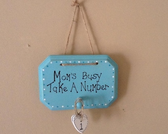 Take a Number Sign | Etsy