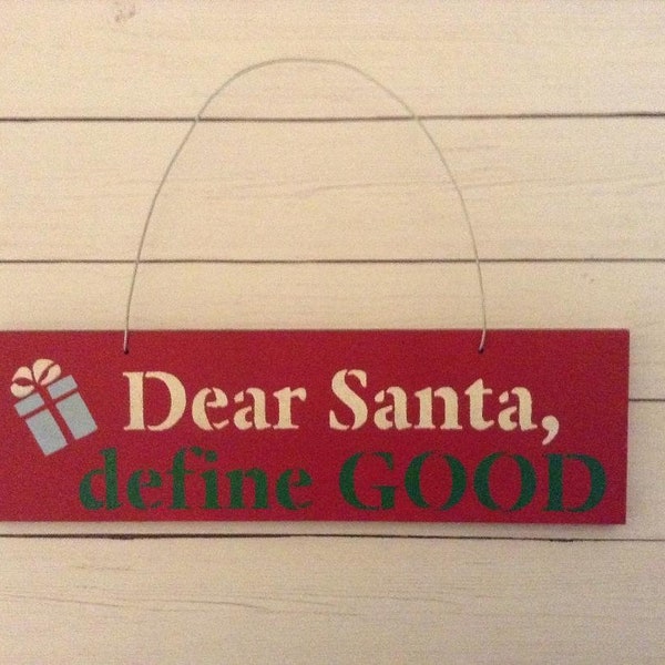 Santa Define Good - Etsy