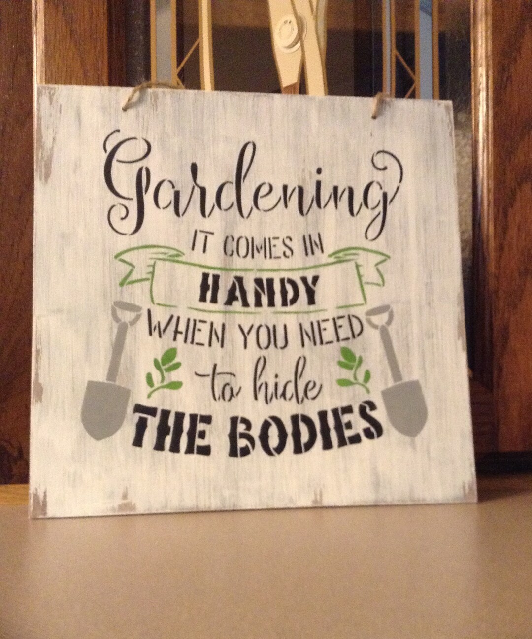 Funny Gardening Sign, Gardening Gift for Women, Birthday Gift for Mom ...