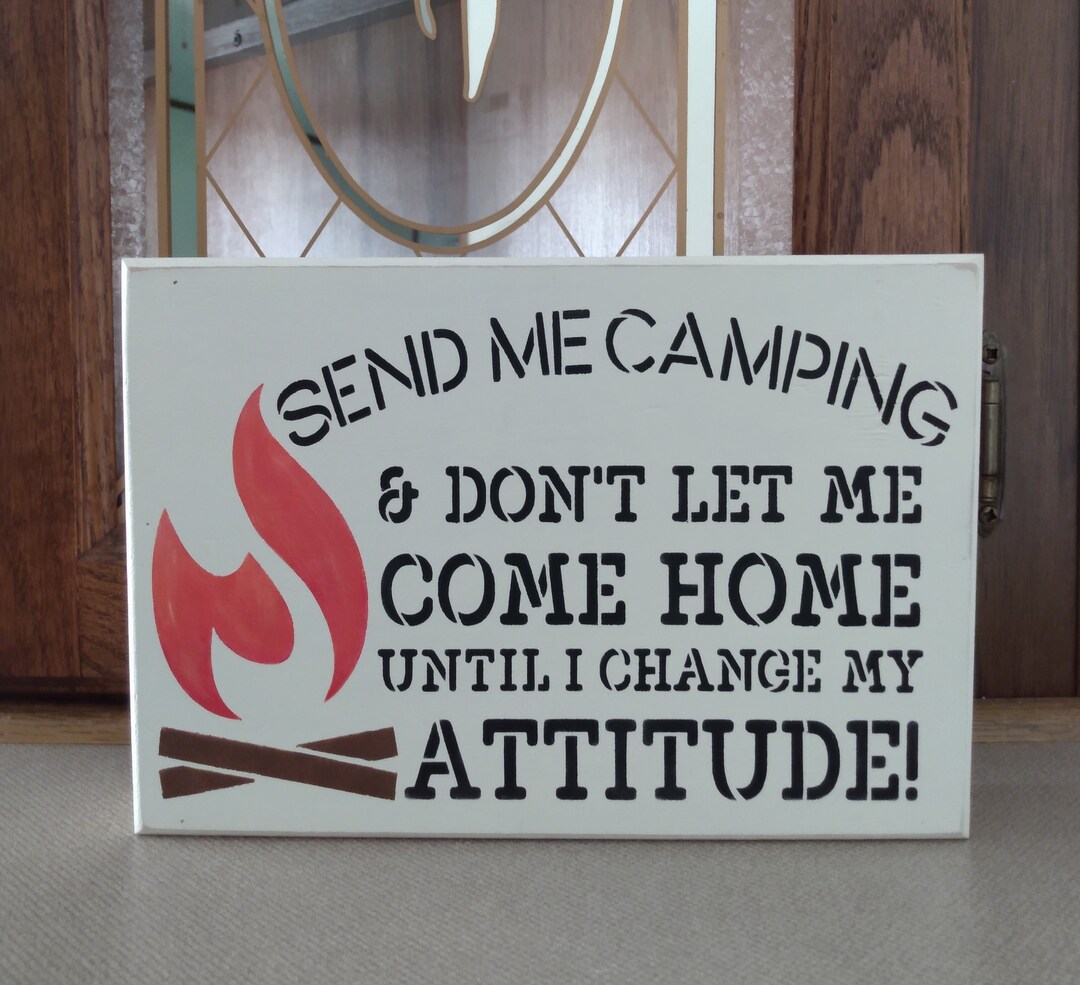Funny Camping Sign, Camper Decor, RV Decor, Gift for Dad/husband, Don't ...