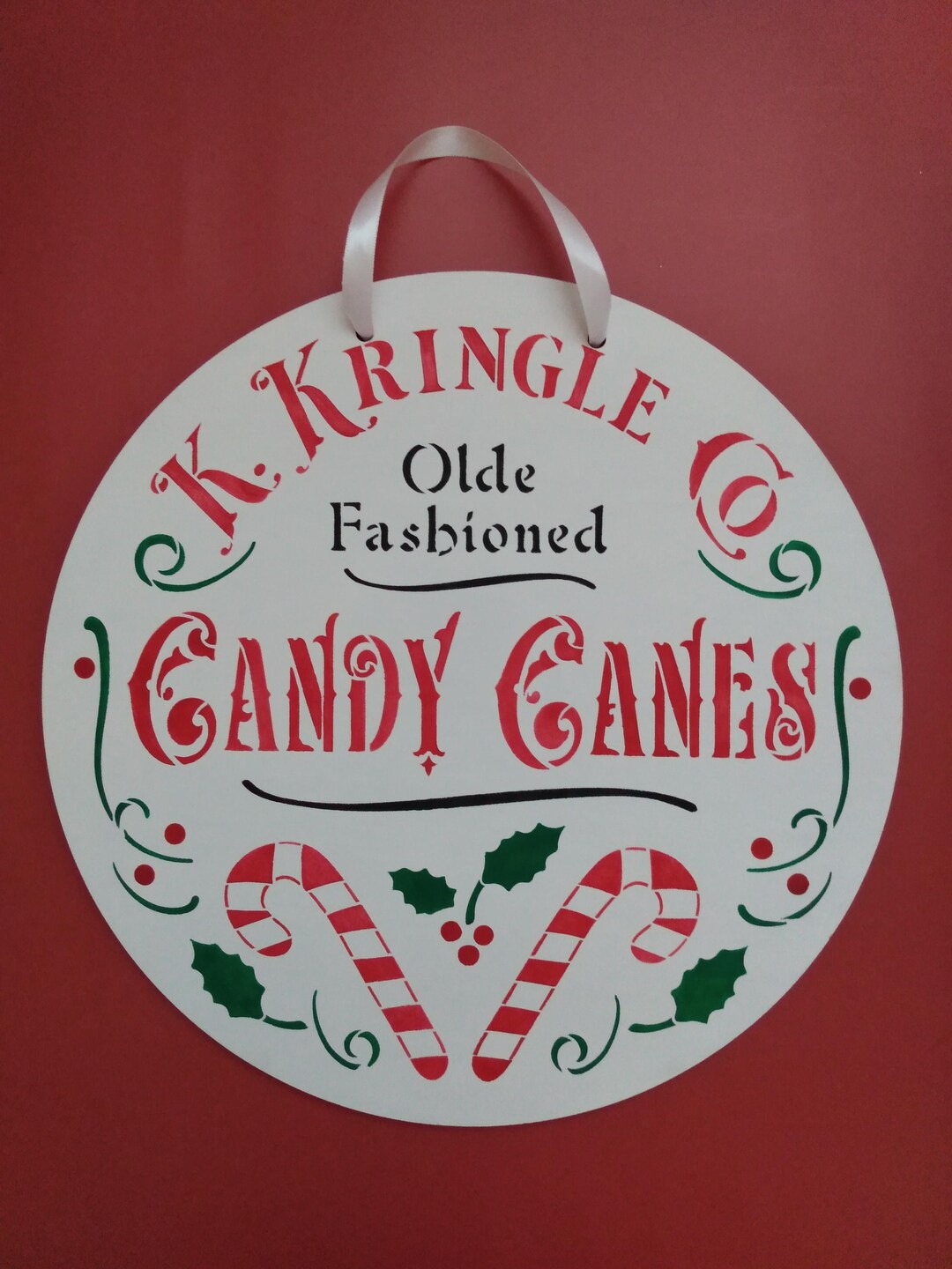 Candy Canes Sign, Christmas Decor, Holiday Decorations, Small Wall ...