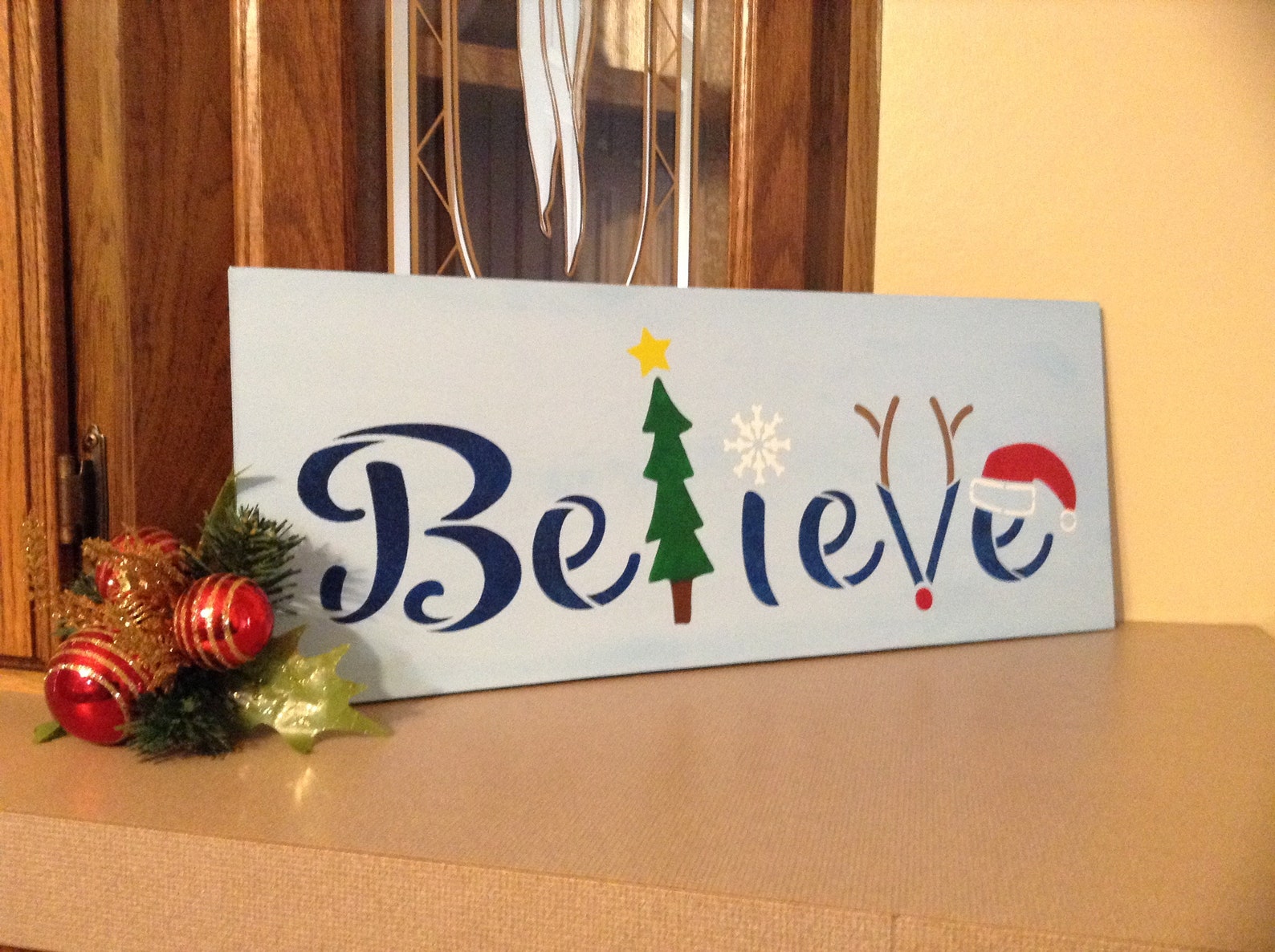 Large Christmas Signs for Home Christmas Decor Wood Holiday - Etsy