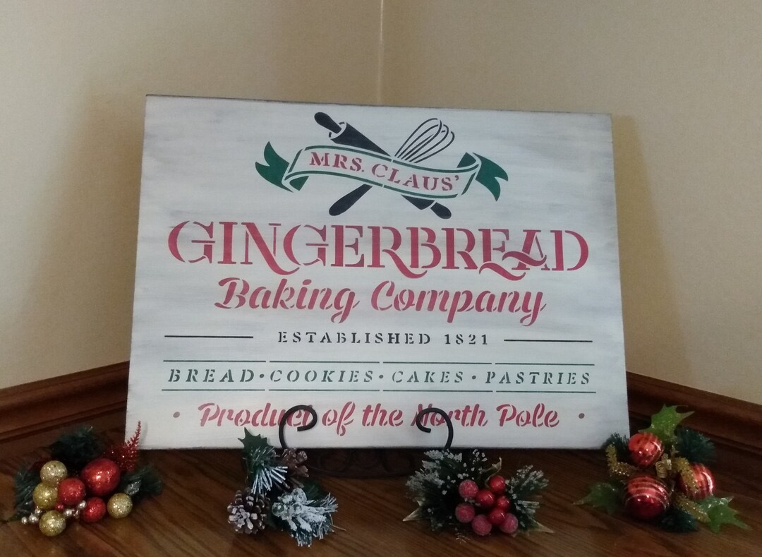 Rustic Farmhouse Christmas Sign, Christmas Decor Kitchen, Holiday Wall ...