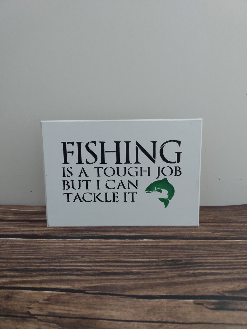 Funny Fishing Sign, Man Cave Decor, River Cabin Art - Etsy