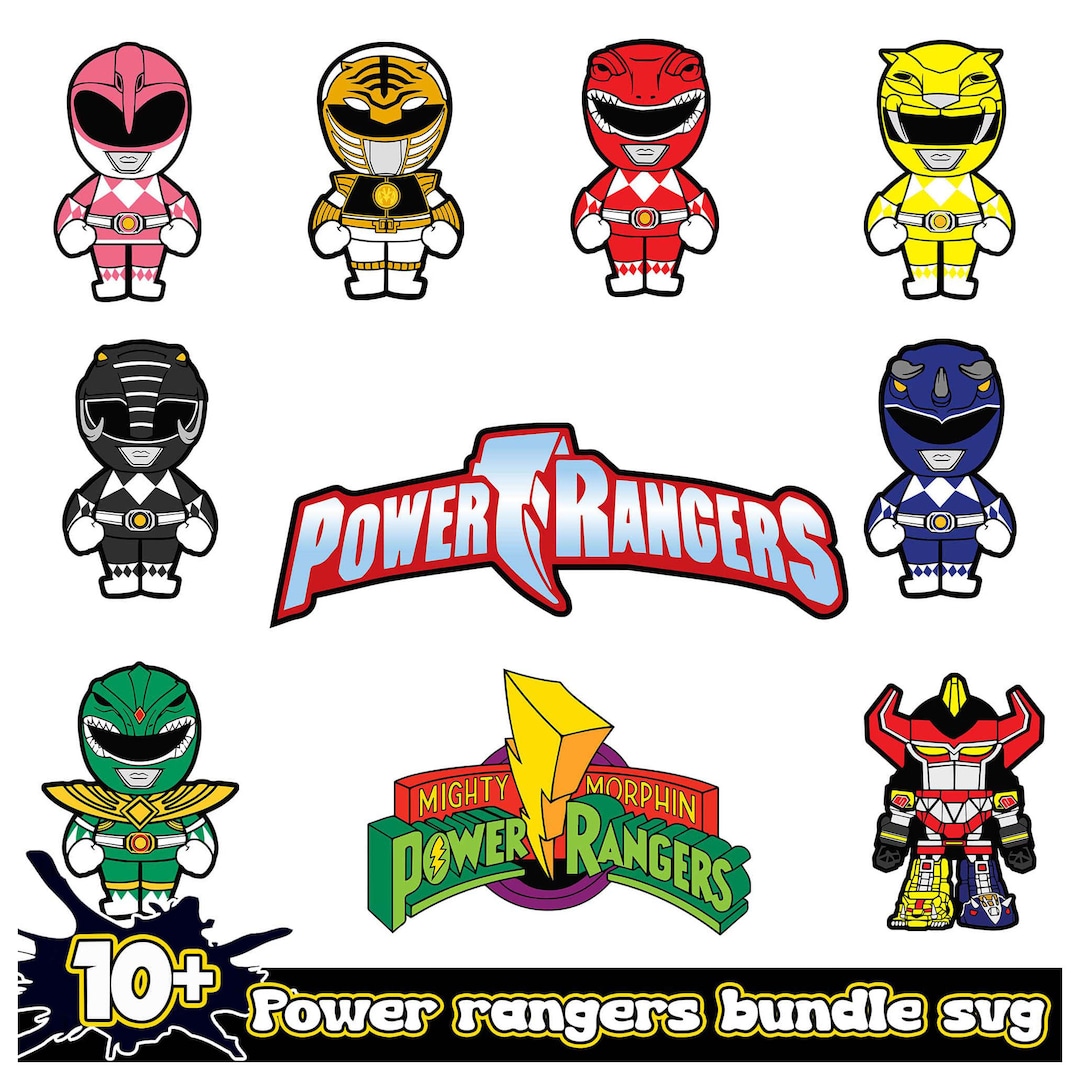 Power Rangers Chibi Bundle, Power Ranger Clipart, Fanart, Powerranger ...