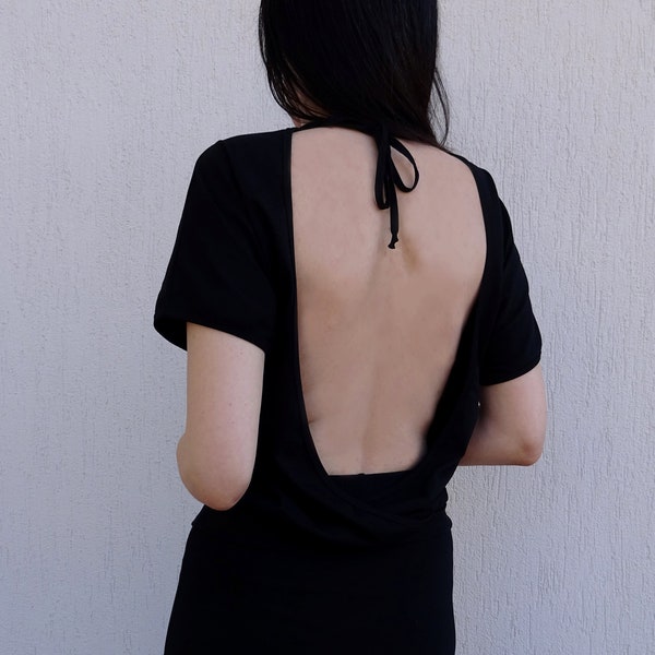 Open Back Shirt - Etsy