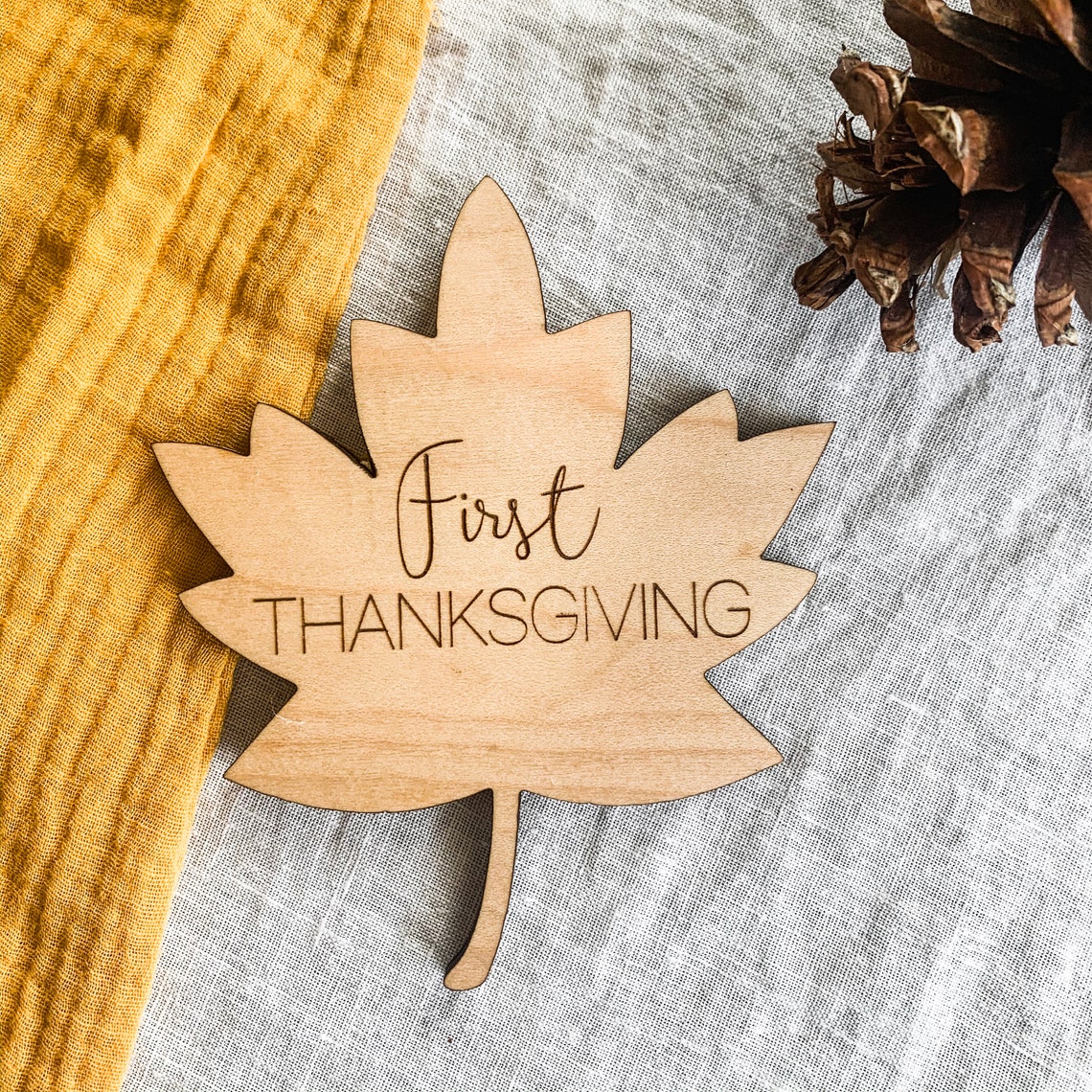 My First Holiday Wooden Sign Set My First Thanksgiving Babys - Etsy