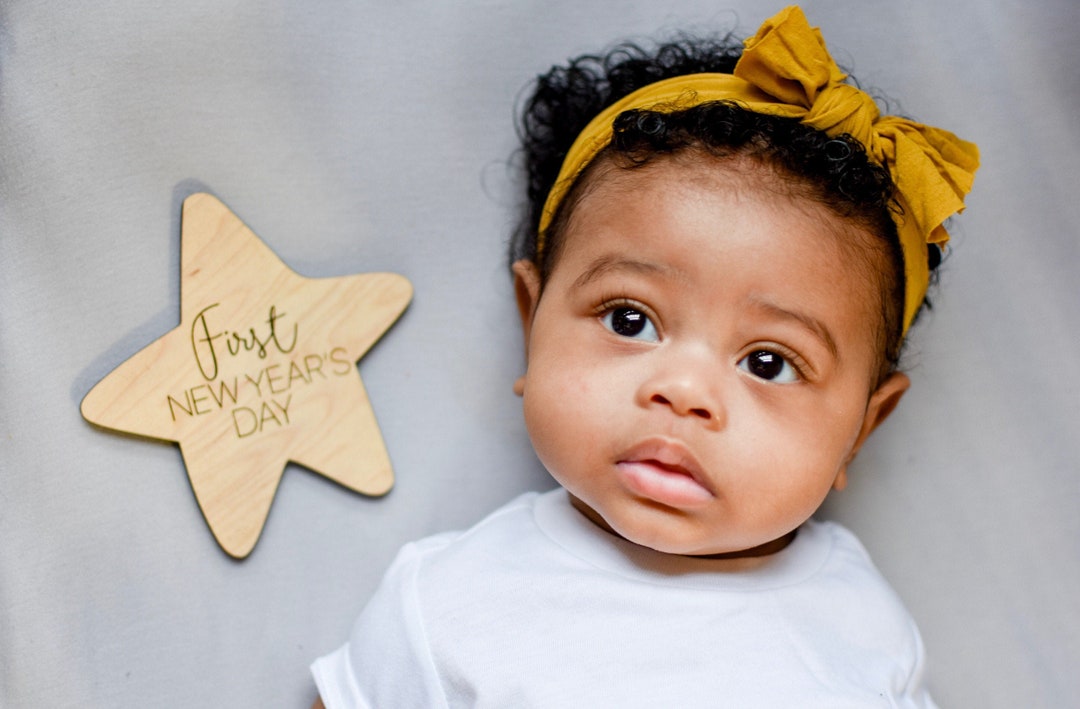 My First Holiday Wooden Sign Set, My First Thanksgiving, Babys First ...