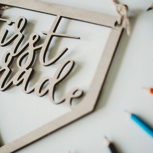 Grade Level Classroom Sign - Teacher Appreciation Gifts - Teacher Gift ...