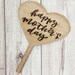 Mother's Day Planter Tag Wood Plant Tag Gardening Gift Gift for Mom ...
