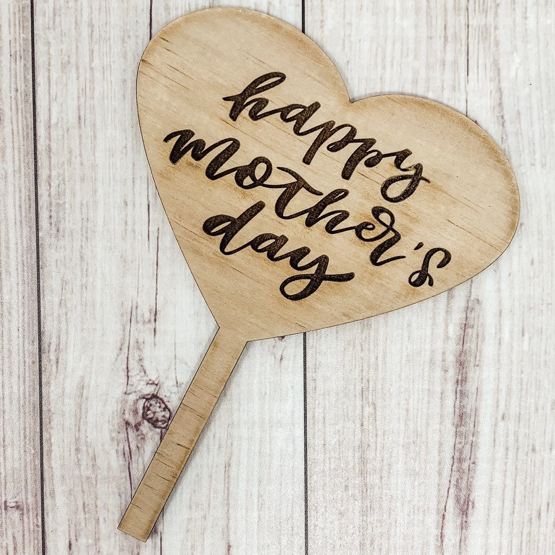 Mother's Day Planter Tag Wood Plant Tag Gardening Gift - Etsy