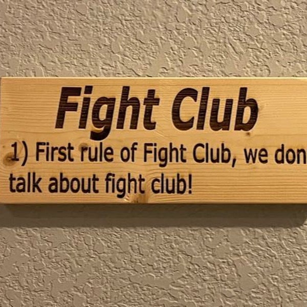 Fight Club - Etsy