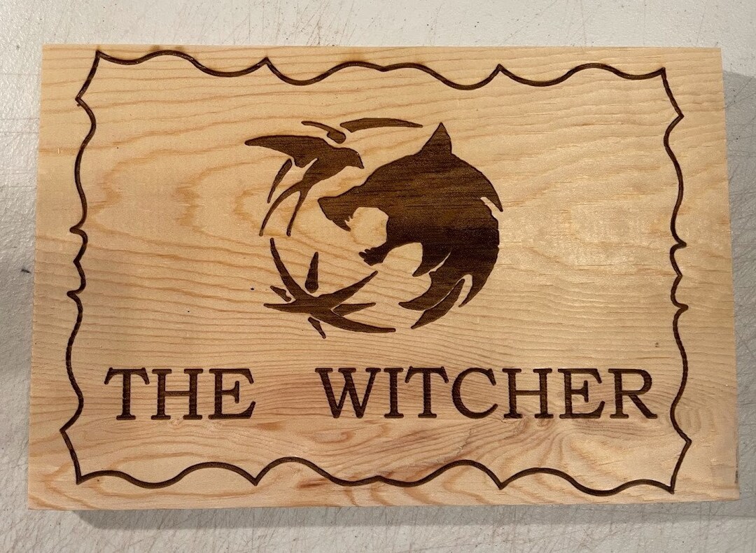 Inspired by the Witcher Laser Engraved 8 X 12 Plaque - Etsy