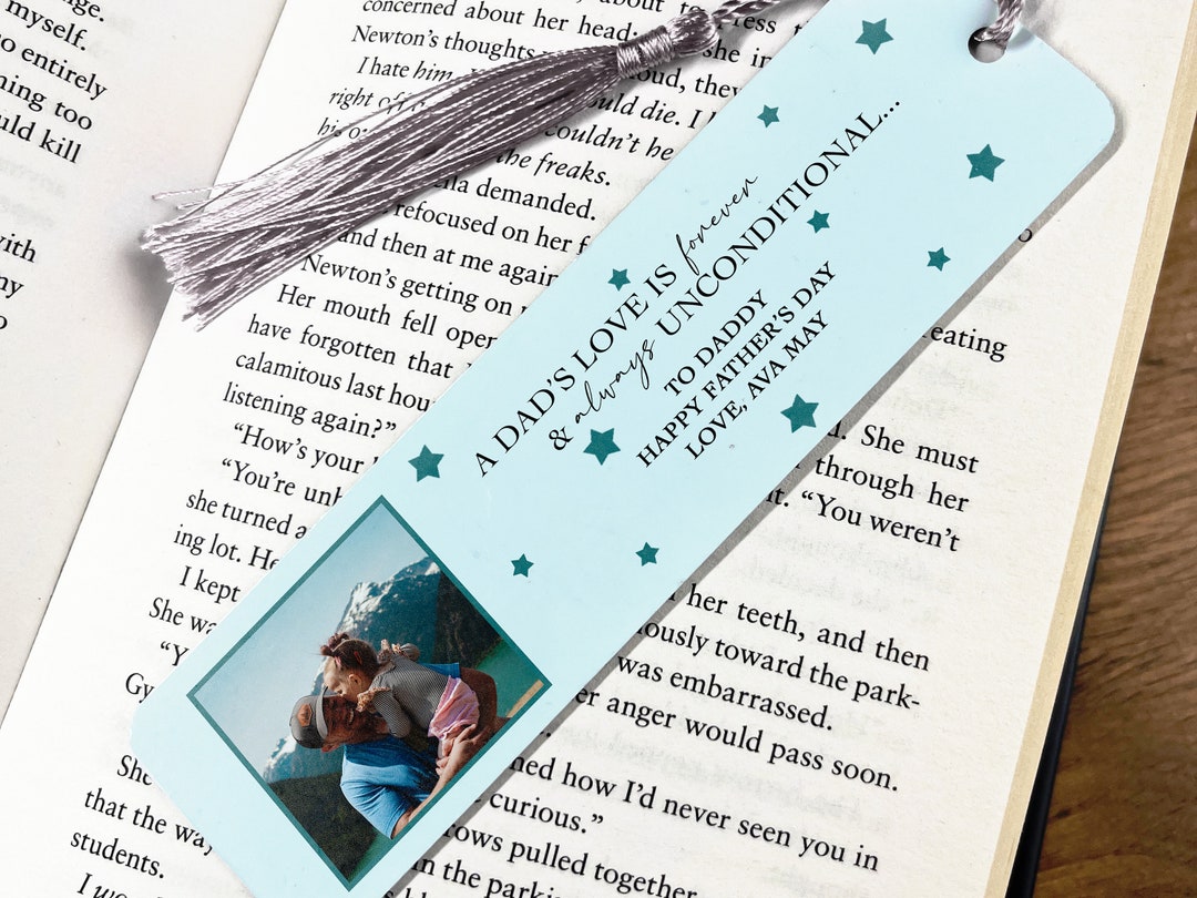 Daddy Photo Bookmark Personalised Bookmark Dad Gift Fathers Day Gift ...