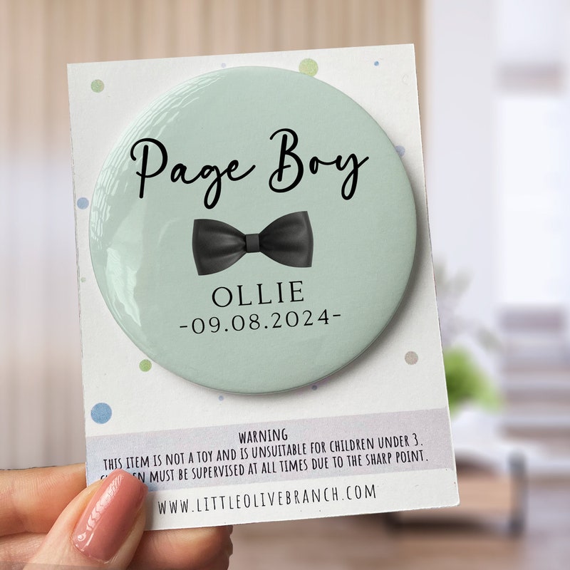 Page Boy Sign - Etsy UK