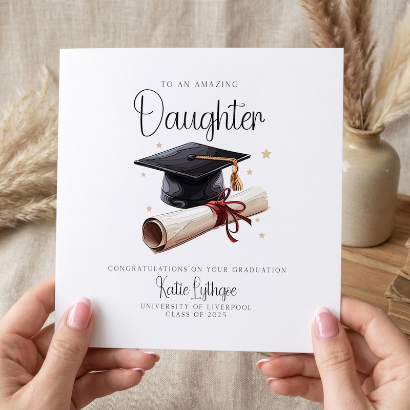 Graduation Girls Card - Etsy UK