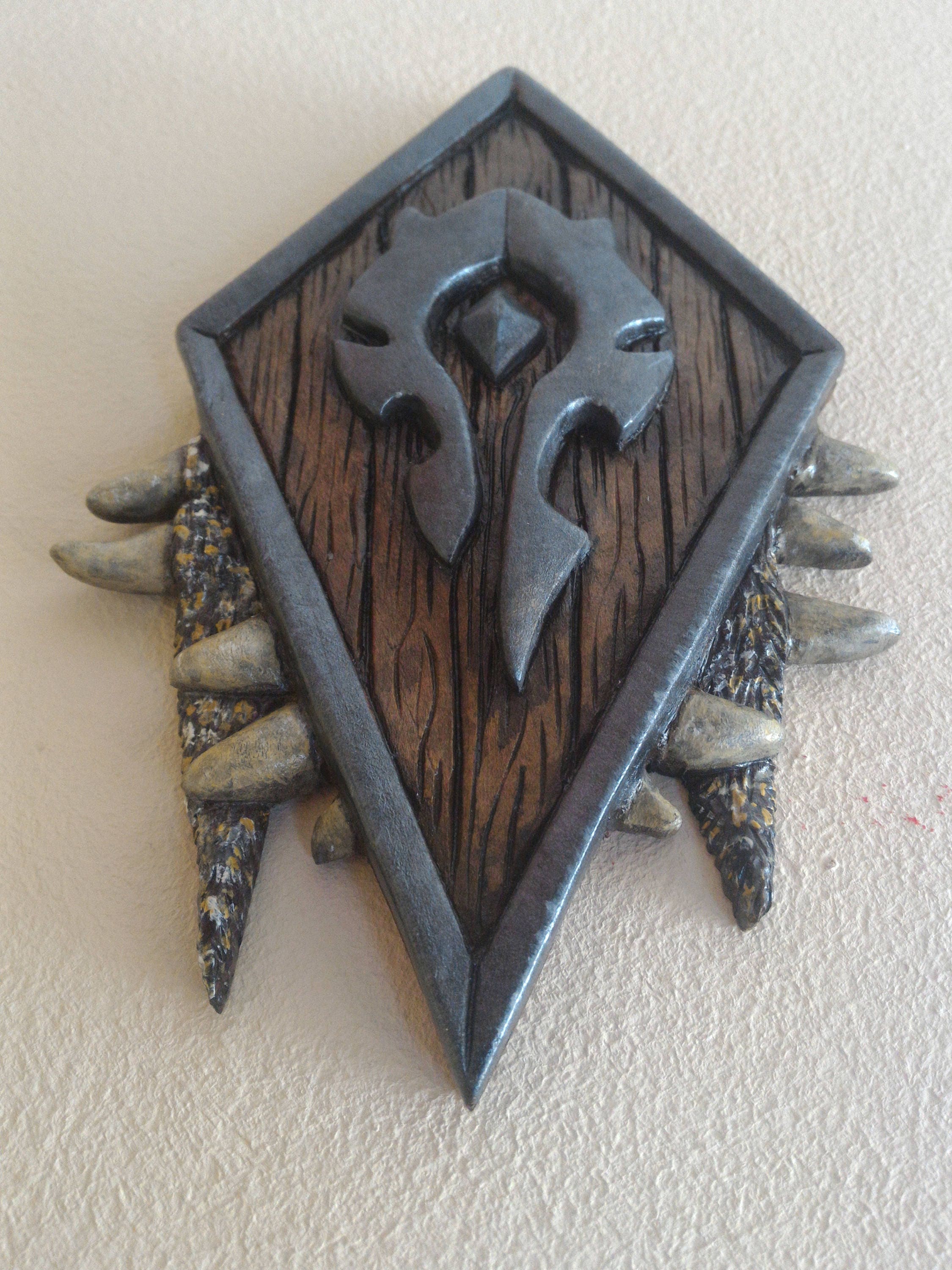 Horde shield Acrylic and resin - Etsy España