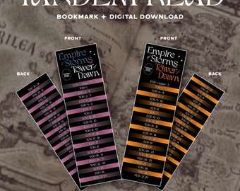 Bookmark Empire of Storms Tandem Reading Guide - Etsy