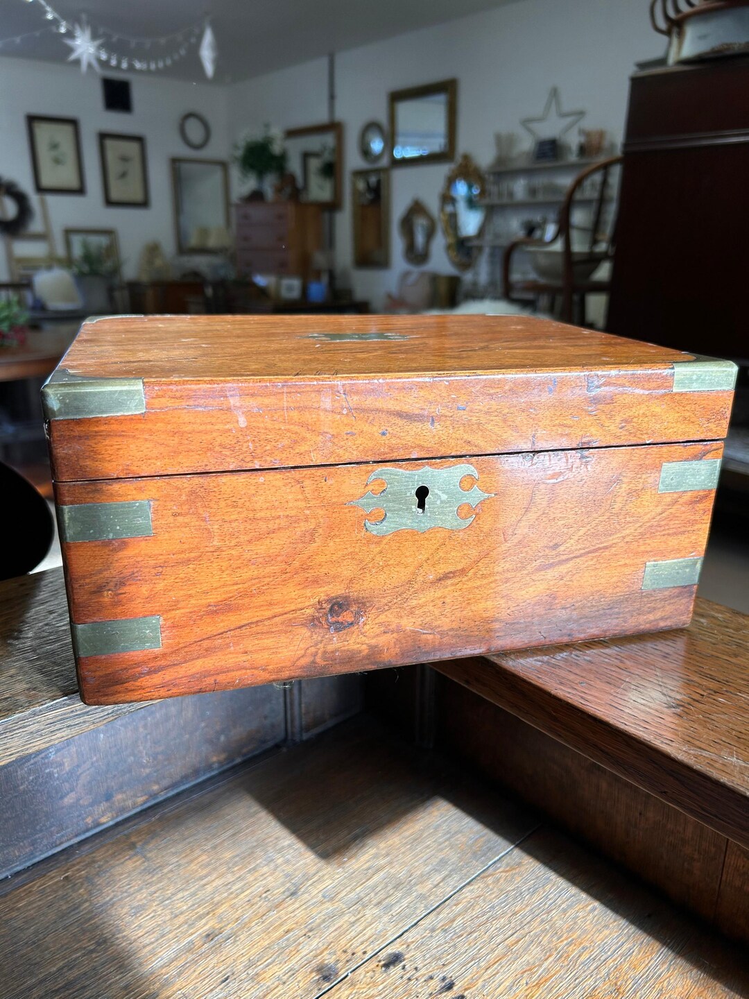 Beautiful Victorian Writing Slope Keepsake Box With Brass Hardware - Etsy