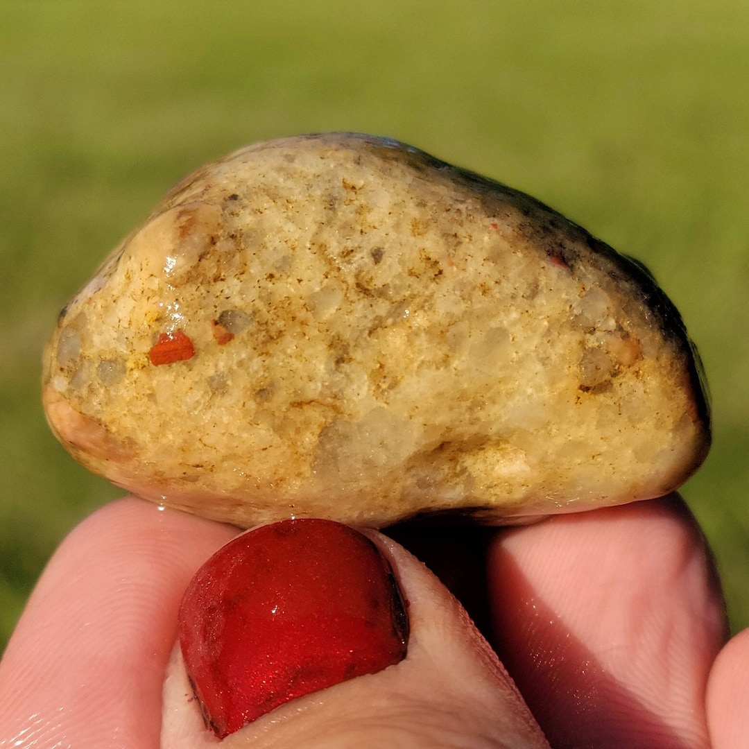 Michigan Puddingstone Conglomerate, Quartzite, Red Jasper Quartz ...