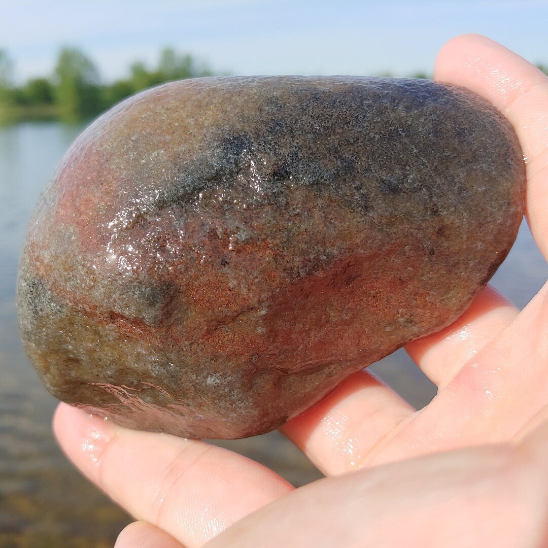 Large Hematoid Quartz, Black & Red Hematite, Yellow Limonite, Agnitite ...