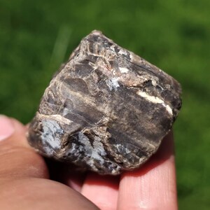 Dark Banded Flint Chert, Red Hematite, Yellow Limonite, Natural Shine ...