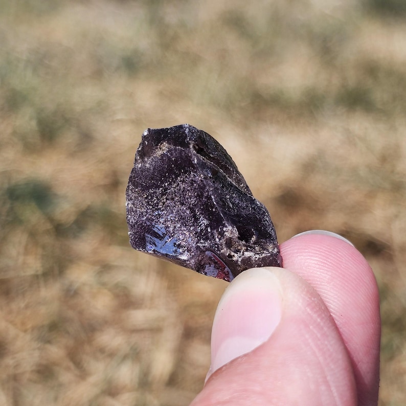 Purple Slag Glass, Historic 1870s Iron Ore Smelting, Fluorescent, Great ...