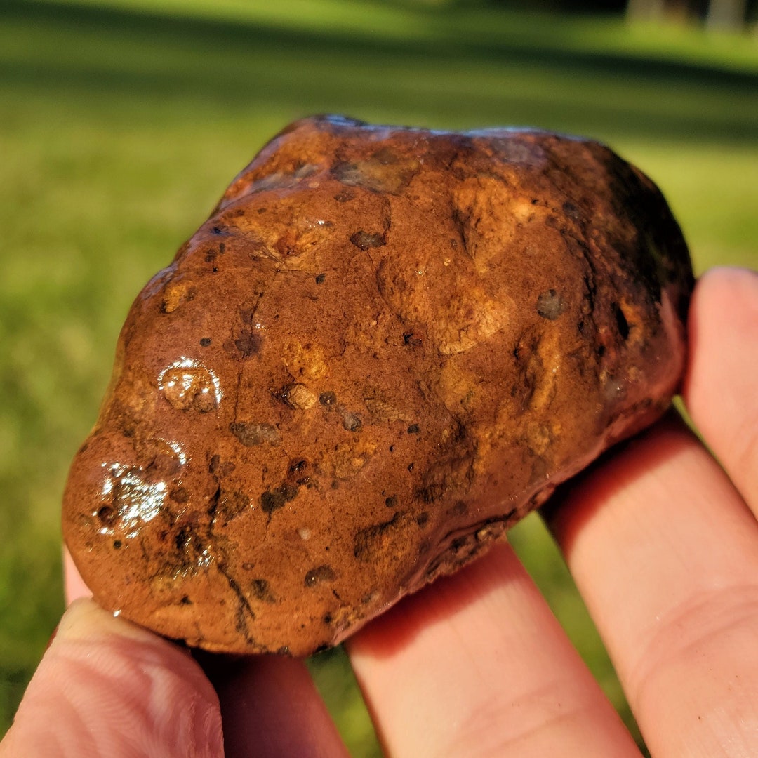 Large Red Rhyolite Porphyry Volcanic Rock, Plagioclase Feldspar, Quartz ...