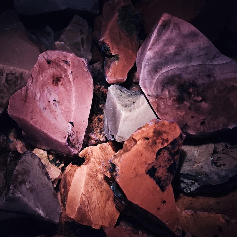 Purple Slag Glass, Historic 1870s Iron Ore Smelting, Fluorescent, Great ...