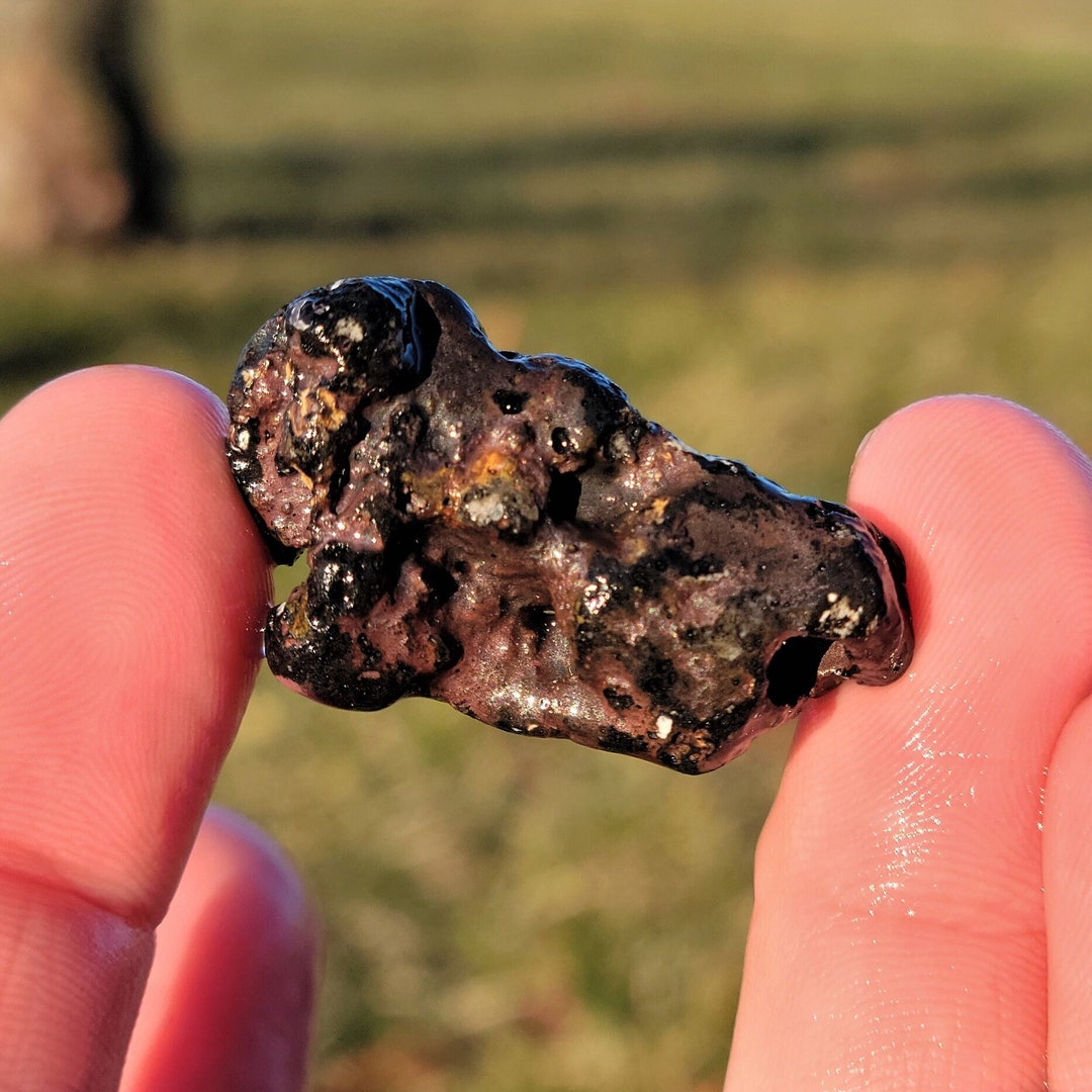 Vesicular Iron Slag Stone, Red Hematite Oxidation, Other Mineral ...